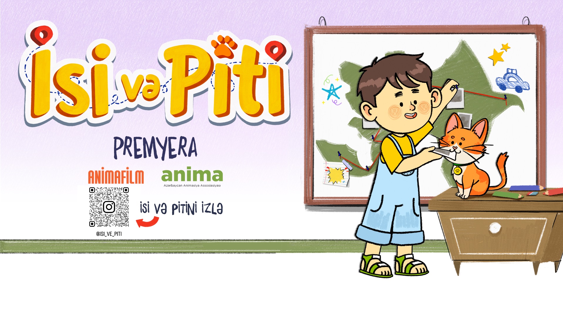 Leyla Əliyeva “İsi və Piti” animasiya serialının premyerasında iştirak ...